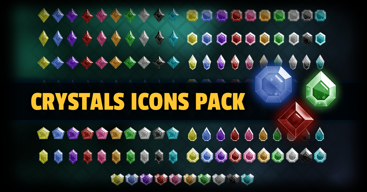 Gems Icons Pack | 2D Icons | Unity Asset Store