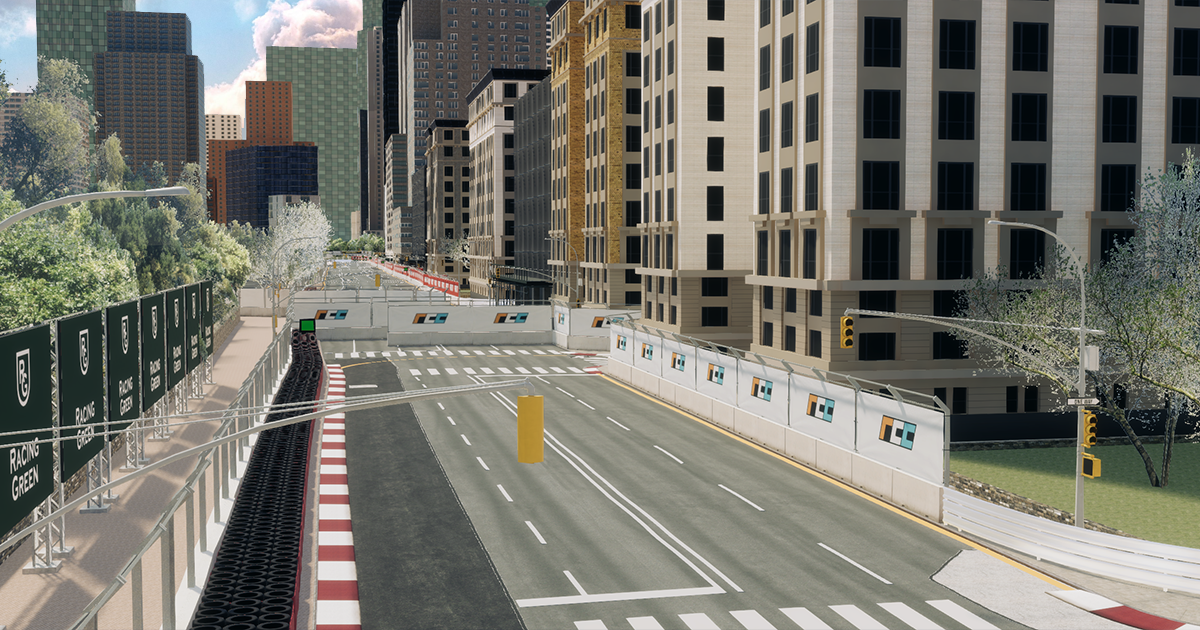 Realistic Street Race Track | 3D Roadways | Unity Asset Store