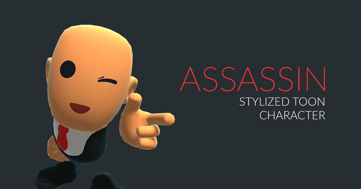 Assassin | Stylized Toon Character | 3D Humanoids | Unity Asset Store