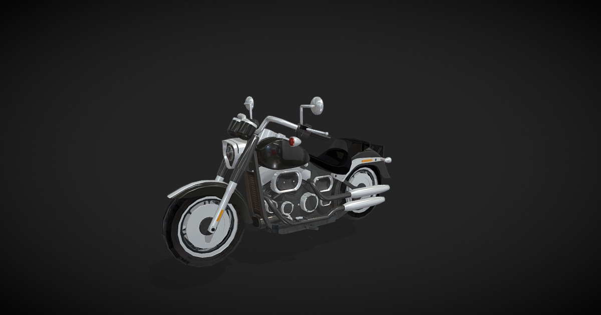 Classic Motor Bike | 3D Land | Unity Asset Store
