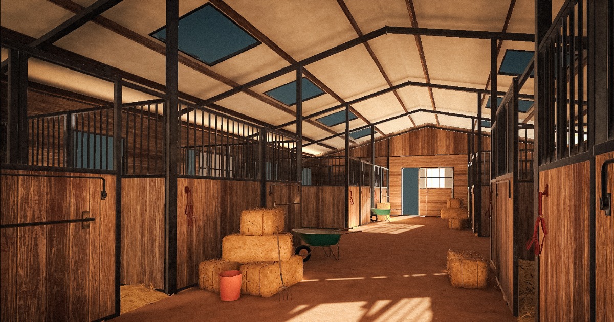 Modular Modern Stable Environment and Props | 3D 环境 | Unity Asset Store