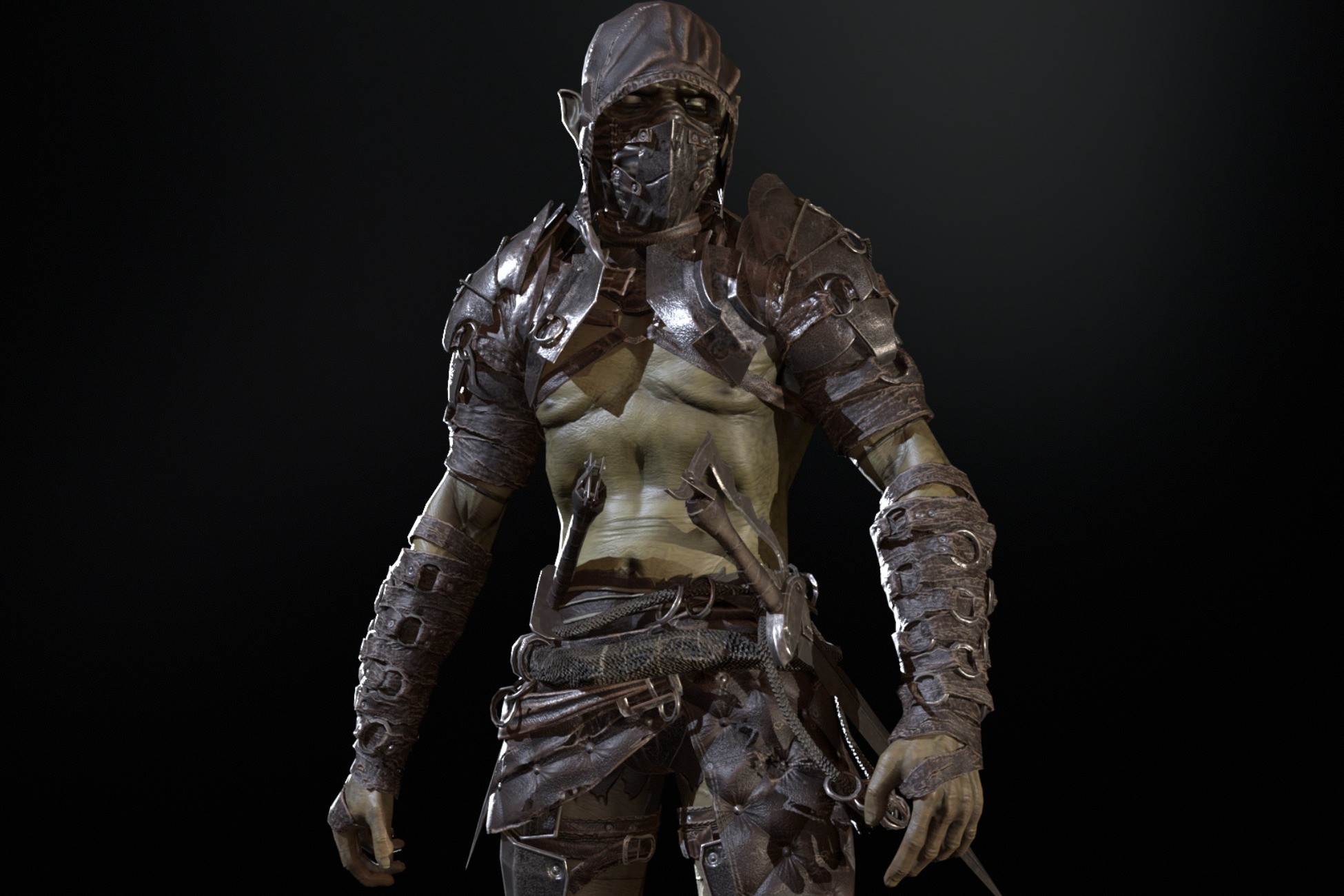 SkinnyOrc12 | 3D Creatures | Unity Asset Store