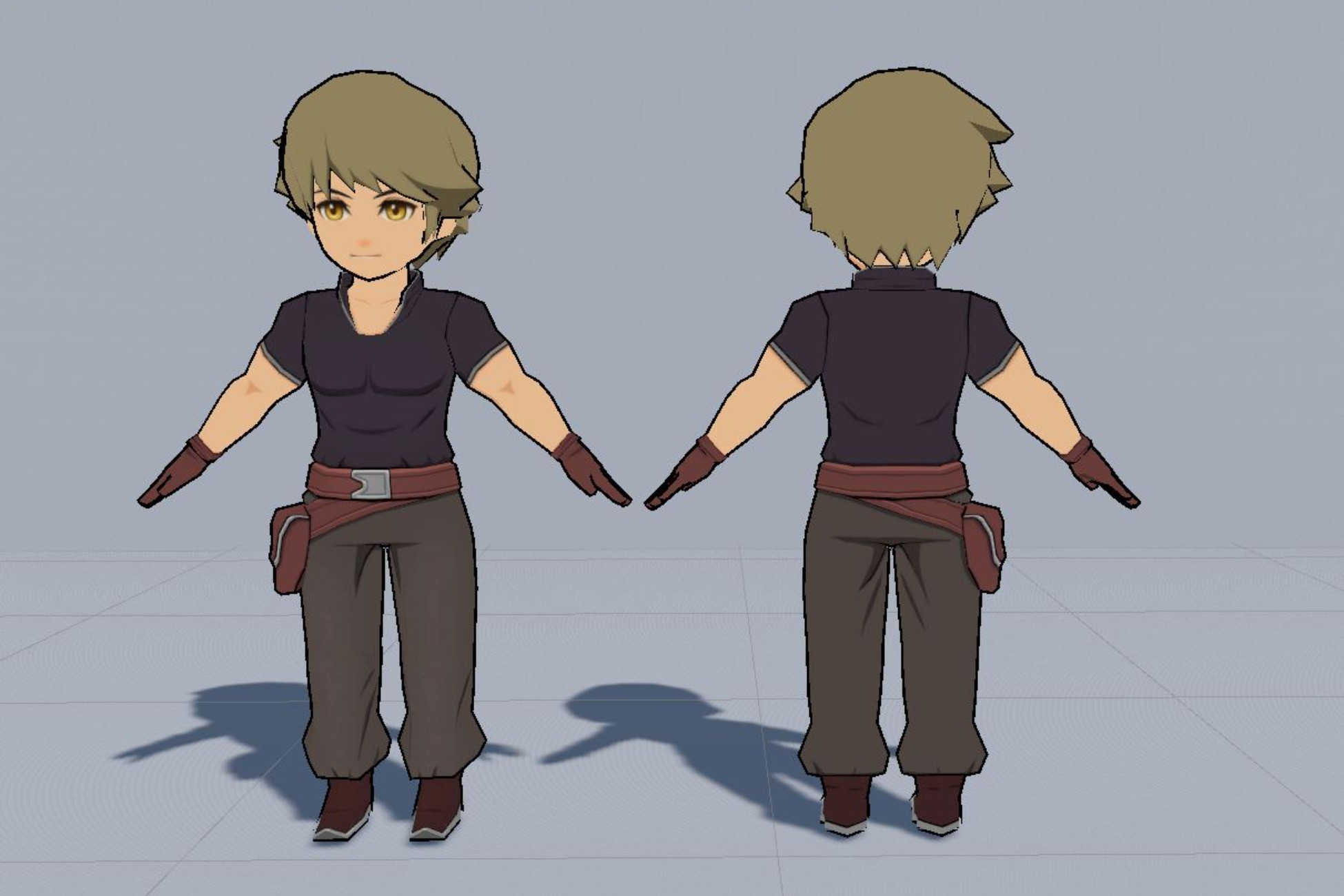 3D Anime Game _ Character Male | 3D 휴머노이드 | Unity Asset Store