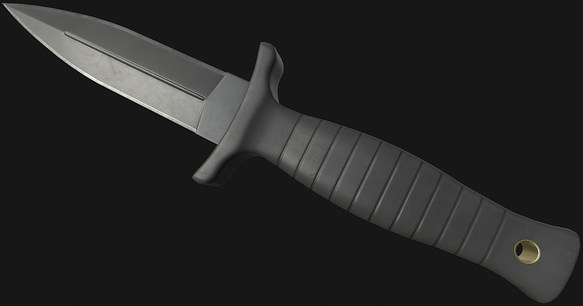 HQ PBR Boot Knife | 3D Weapons | Unity Asset Store