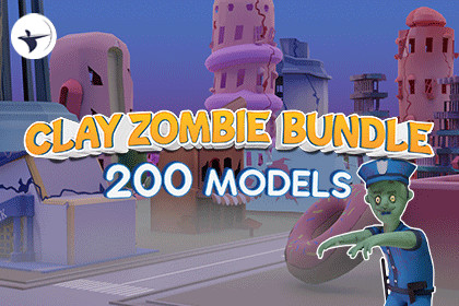 Clay City Zombie APOCALYPSE with Characters HDRP + URP + Built-in ...