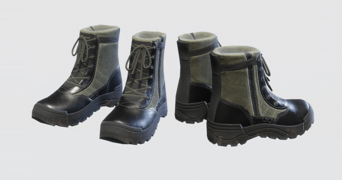 Tactical Boots B | 3D 의류 | Unity Asset Store