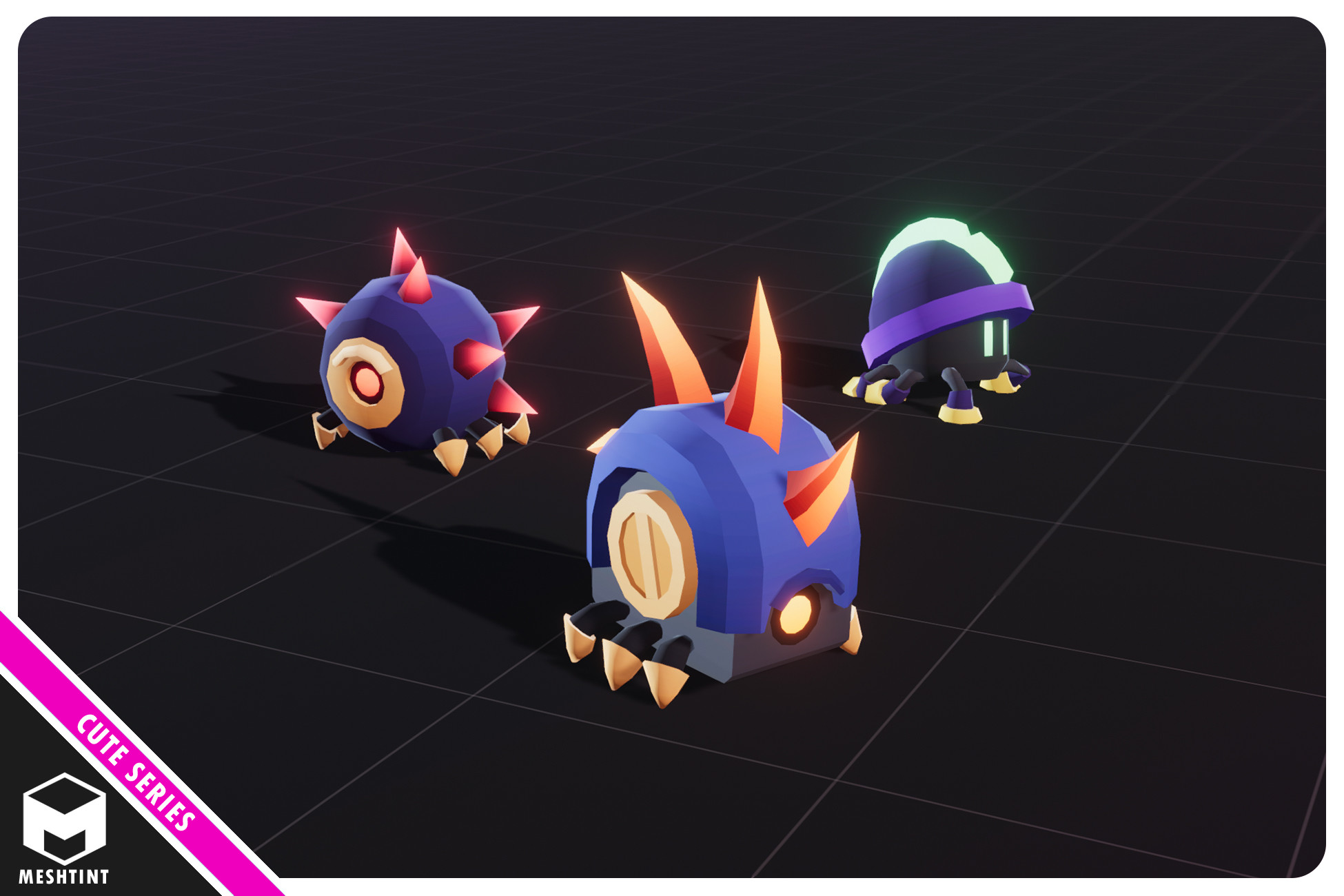 Shell Spike Razor Robot Evolution Pack Cute Series | 3D 로봇 | Unity ...