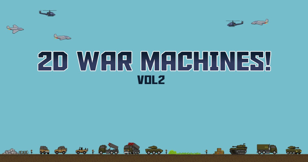 2D War Machines Vol2 - Pixel Art Sprites | 2D Characters | Unity Asset ...