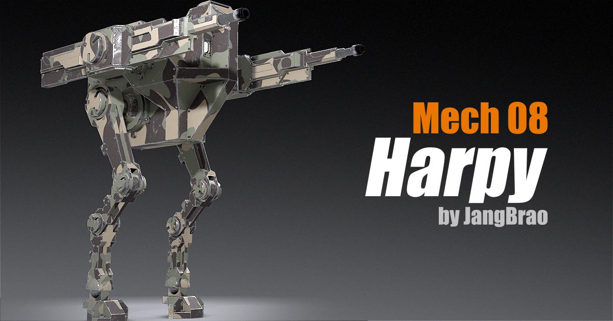 Mech 08 | 3D Robots | Unity Asset Store