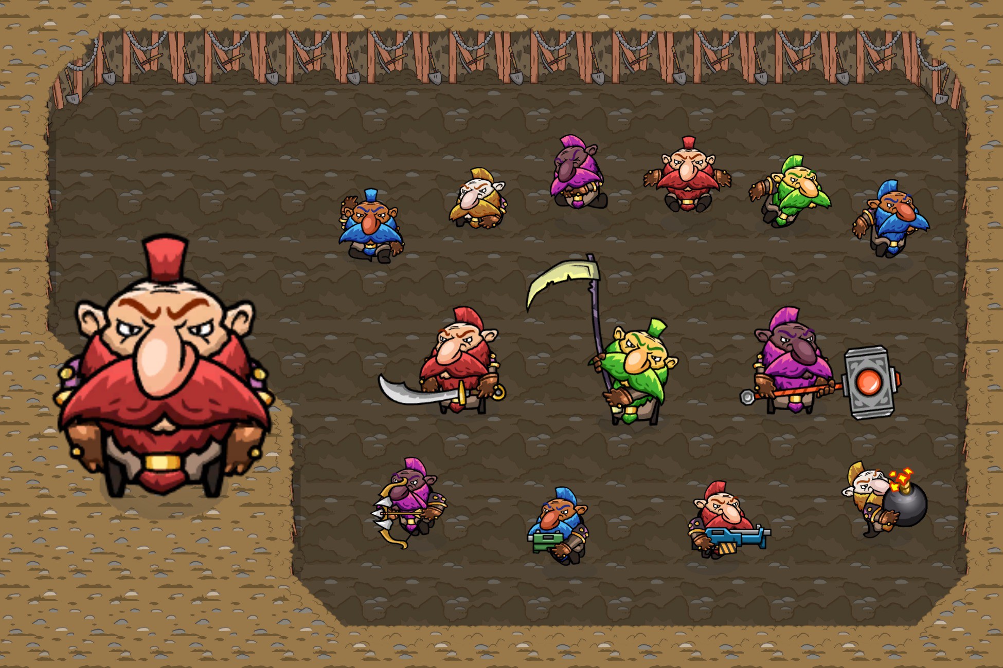 2D Character – Dwarf by COPYSPRIGHT