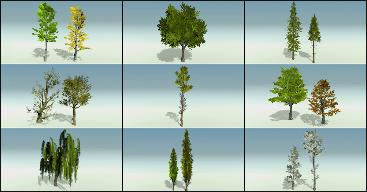 Trees Package - Standard/URP/HDRP | 3D Vegetation | Unity Asset Store