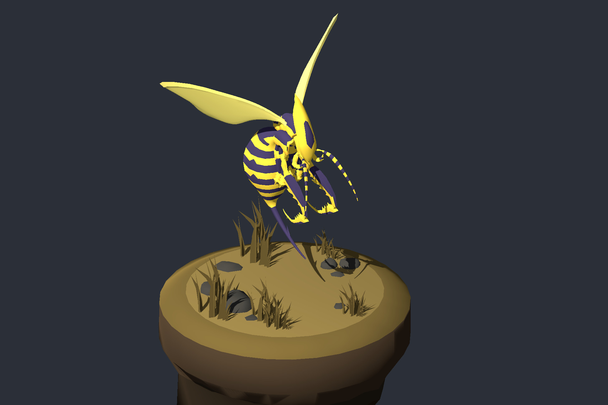 Queen Bee - Medieval Fantasy | 3D クリーチャー | Unity Asset Store