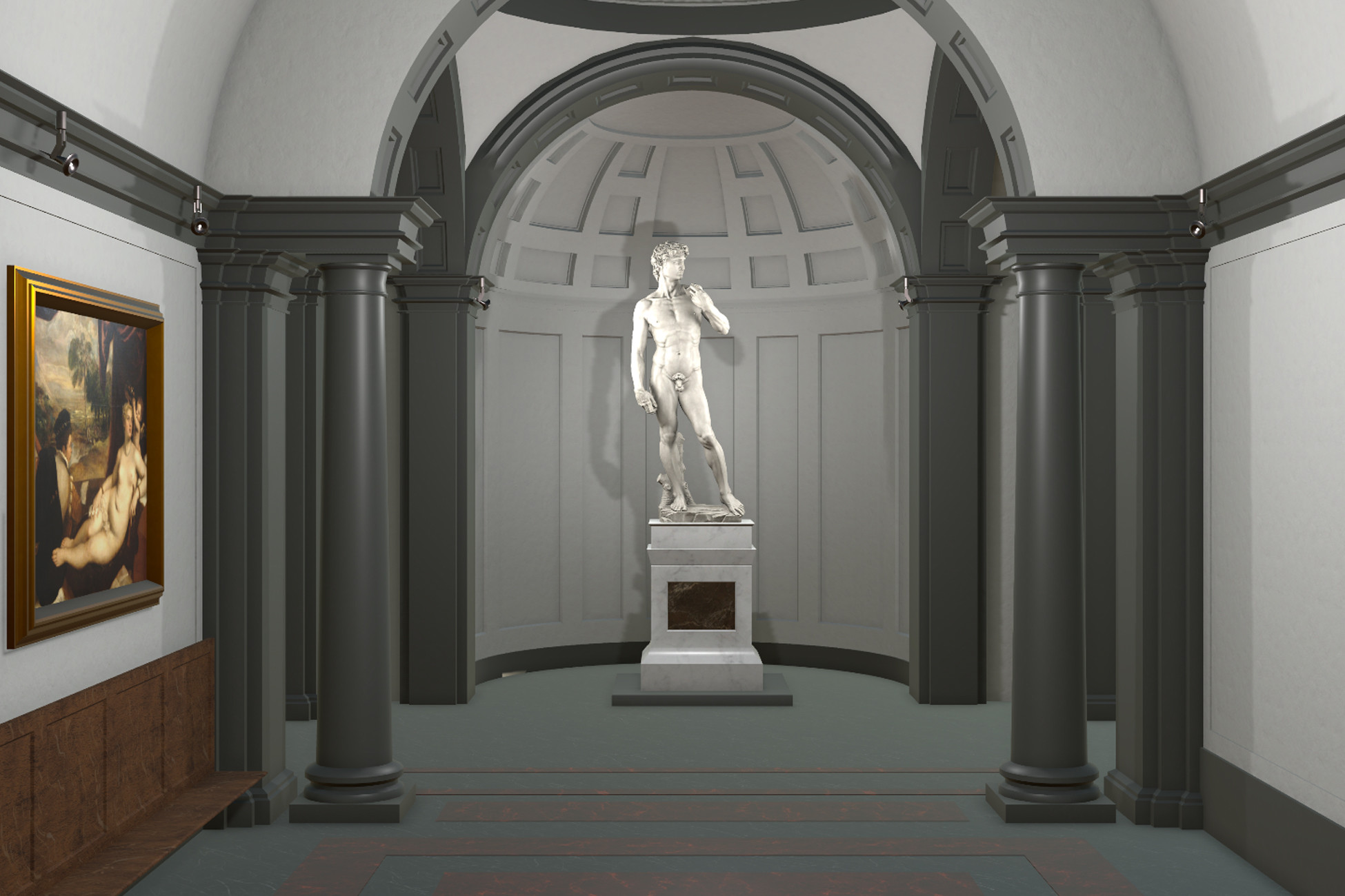 Museum : Michelangelos David | 3D Historic | Unity Asset Store