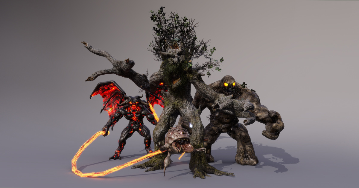 DEMONIC CREATURES PACK | 3D Creatures | Unity Asset Store
