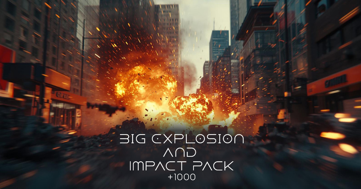 Ultimate Explosion & Impact SFX Pack – 1000+ Cinematic War Sounds, FPS ...