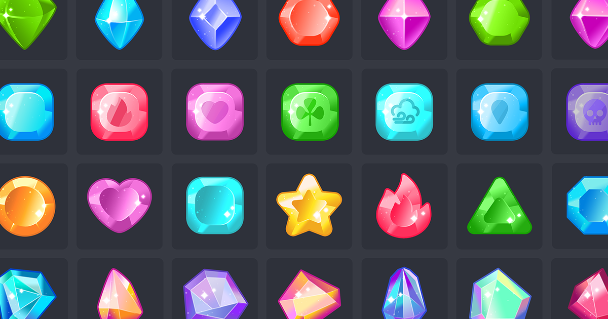 Icons Gems pack | 2D 아이콘 | Unity Asset Store