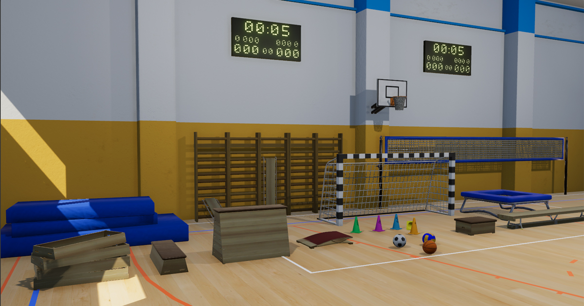 School Gym Pack | 3D Urban | Unity Asset Store