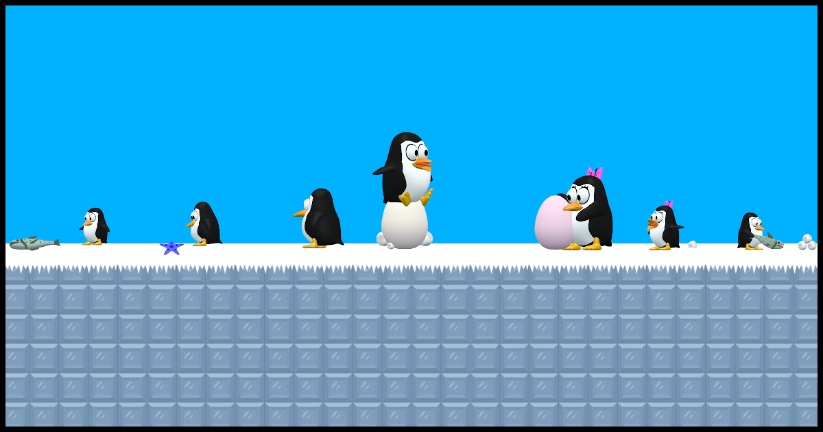 2D Penguin | 2D Characters | Unity Asset Store
