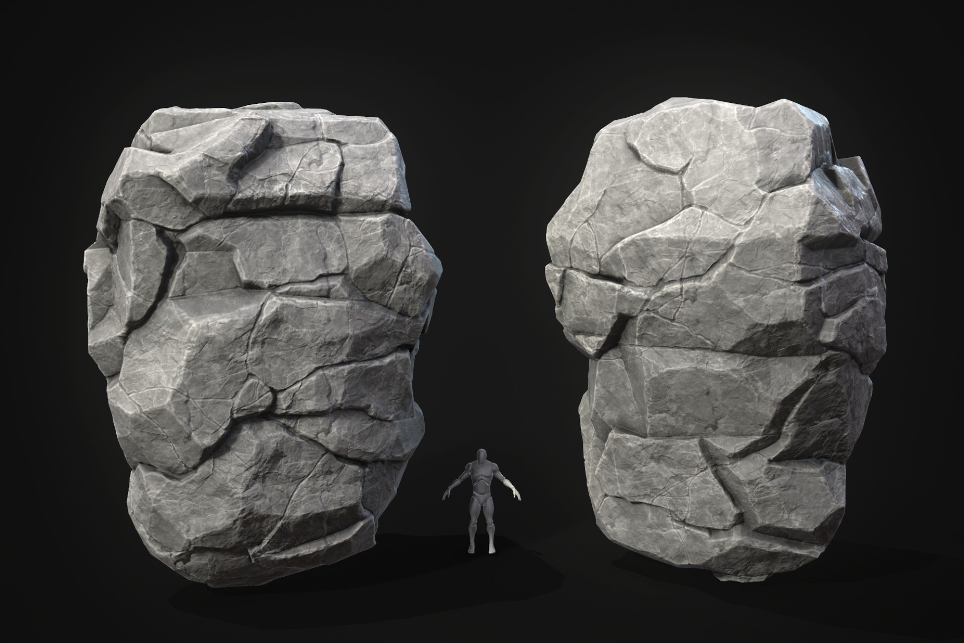 Valley Gray Cliff | 3D Exterior | Unity Asset Store