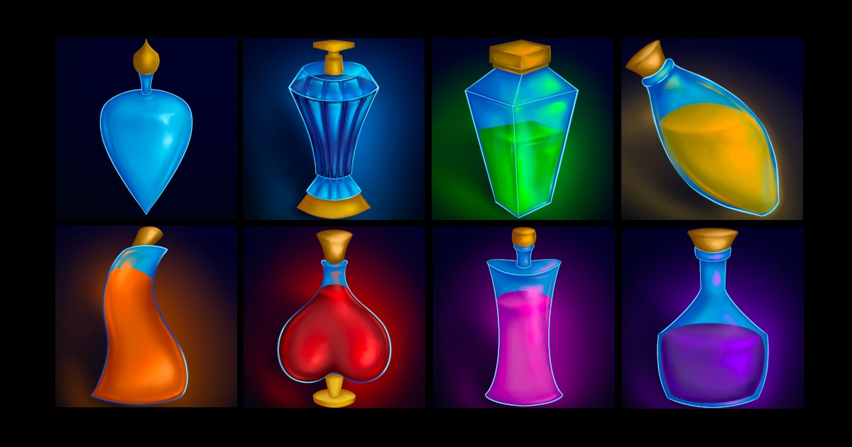 Potions (200+ Icons) | 2D Icons | Unity Asset Store