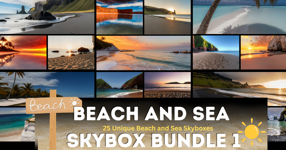 Beach and Sea SkyBox Bundle 1 - 25 Various Beach and Sea Skyboxes | 2D Sky | Unity Asset Store
