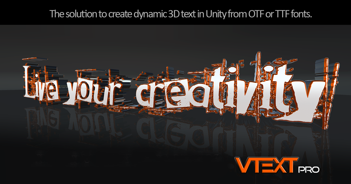 VText Pro | Modeling | Unity Asset Store