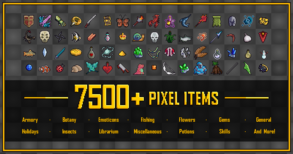 Admurin's Pixel Items | 2D 图标 | Unity Asset Store