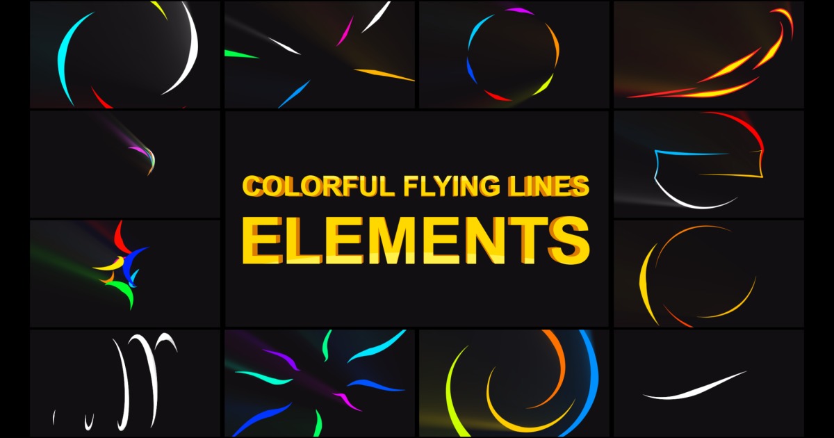 Colorful Flying Lines | Fire & Explosions | Unity Asset Store