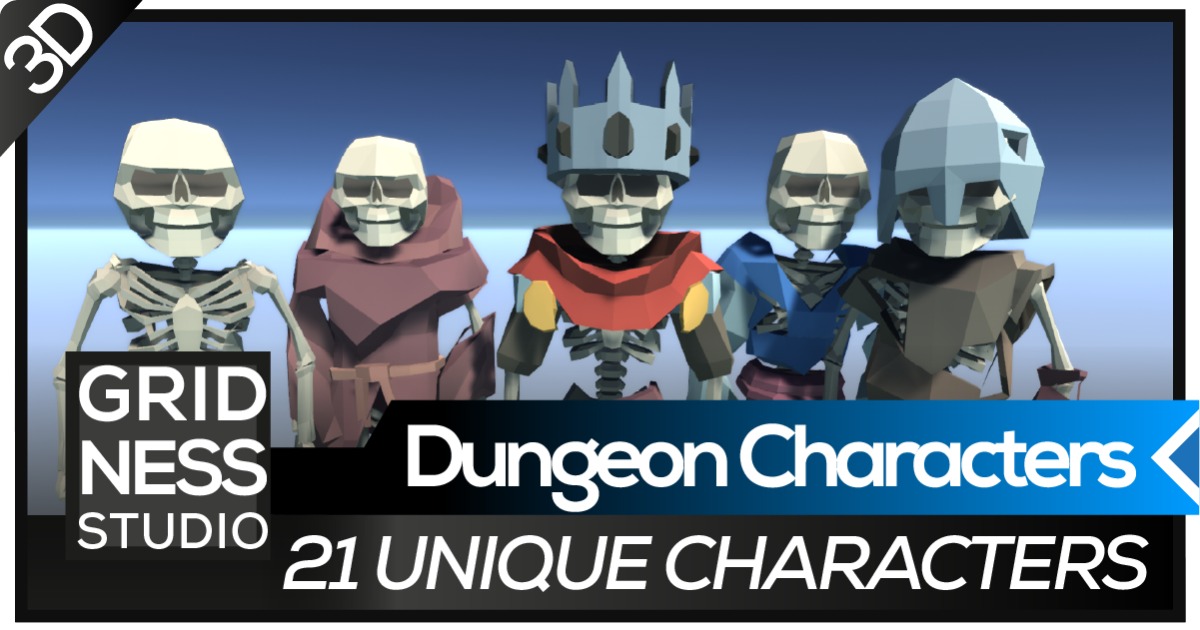 Dungeon Pack - Characters | 3D Characters | Unity Asset Store