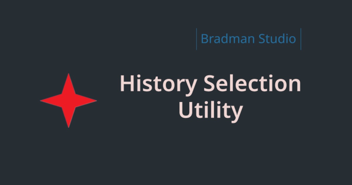 History Selection Utility | Utilities Tools | Unity Asset Store