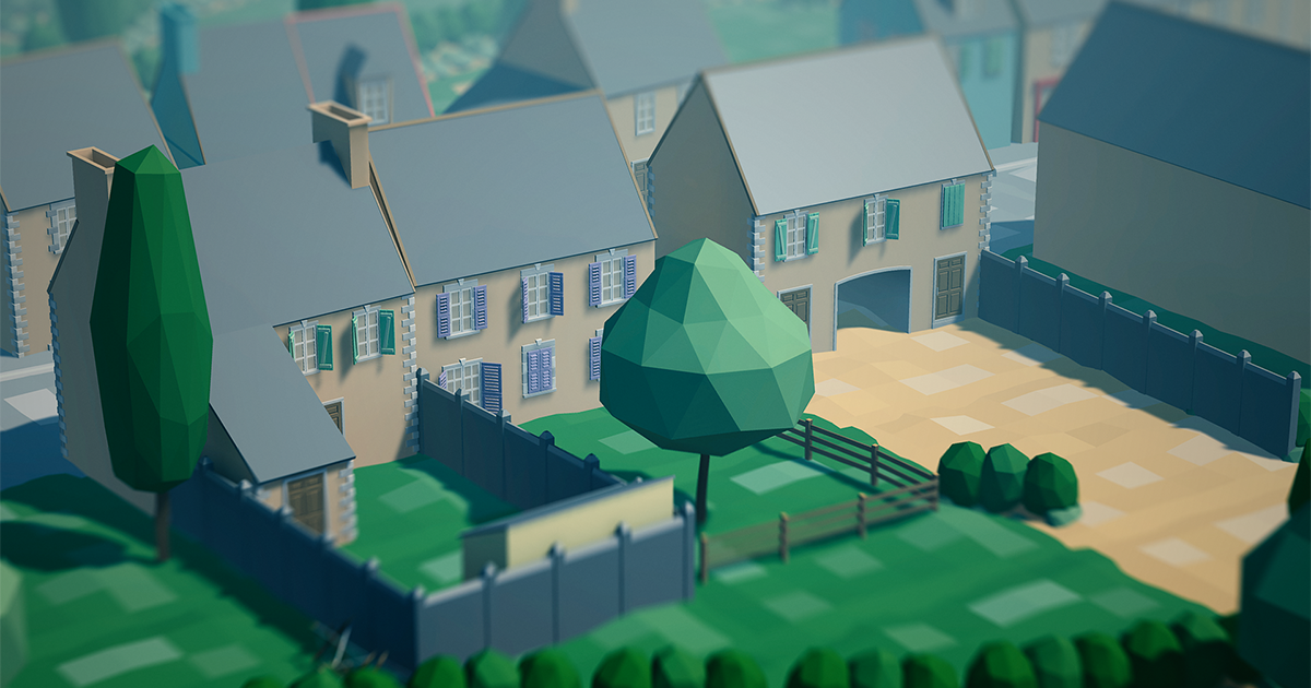 Low Poly WW2 - French Village and Barricades | 3D Environments | Unity ...