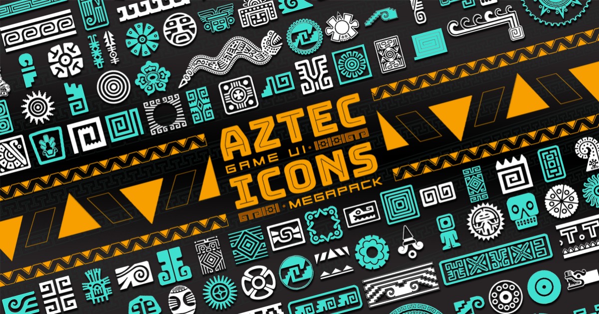 Aztec Game UI Icons Megapack | 2D Icons | Unity Asset Store