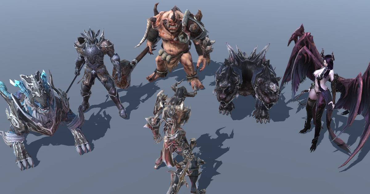FANTASY MONSTER PACK01 | 3D Characters | Unity Asset Store