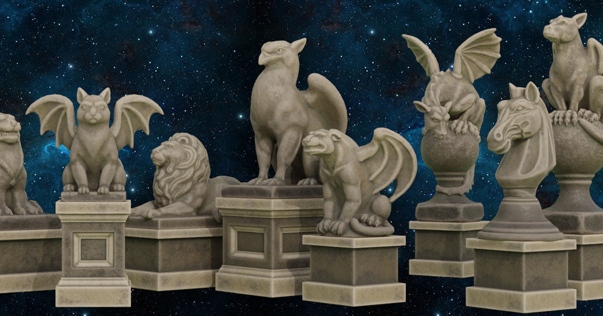 Sculptures Pack | 3D Exterior | Unity Asset Store