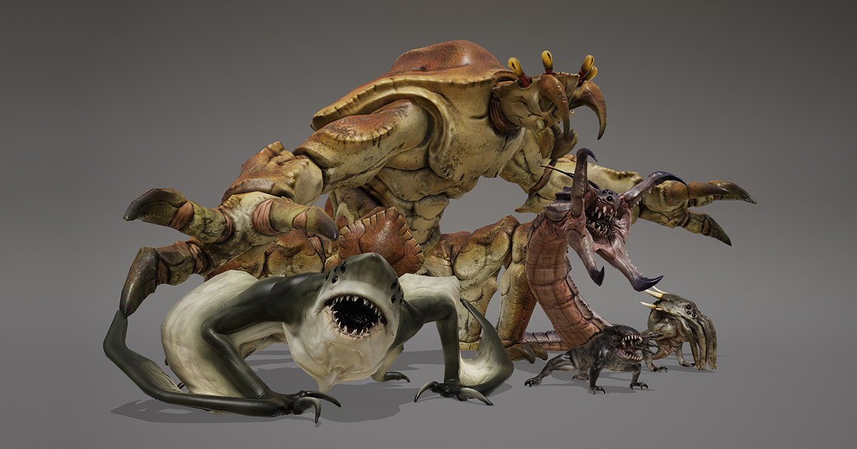 MONSTER PACK VOL 8 | 3D Creatures | Unity Asset Store