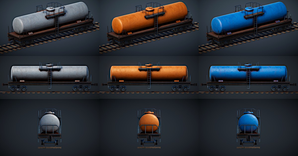 Train Controller Addon 1 - Tank Wagon | 3D Land | Unity Asset Store