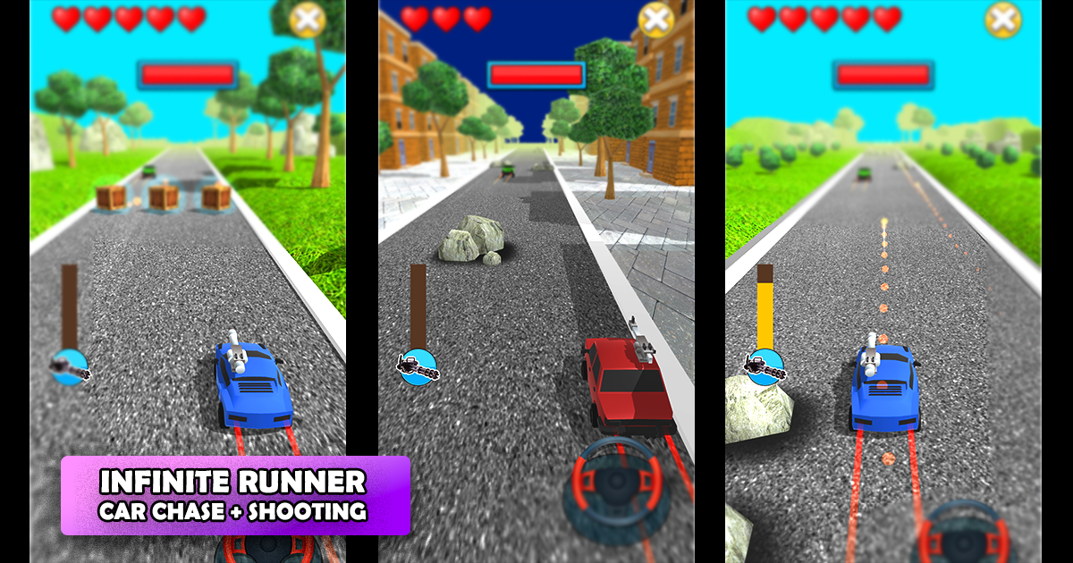 Car Chase Complete Game Template Packs Unity Asset Store