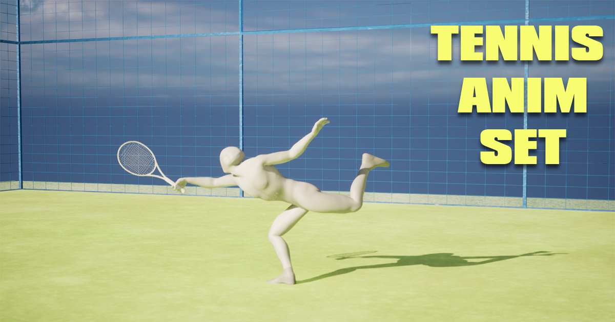 Tennis Anim Set | 3D アニメーション | Unity Asset Store