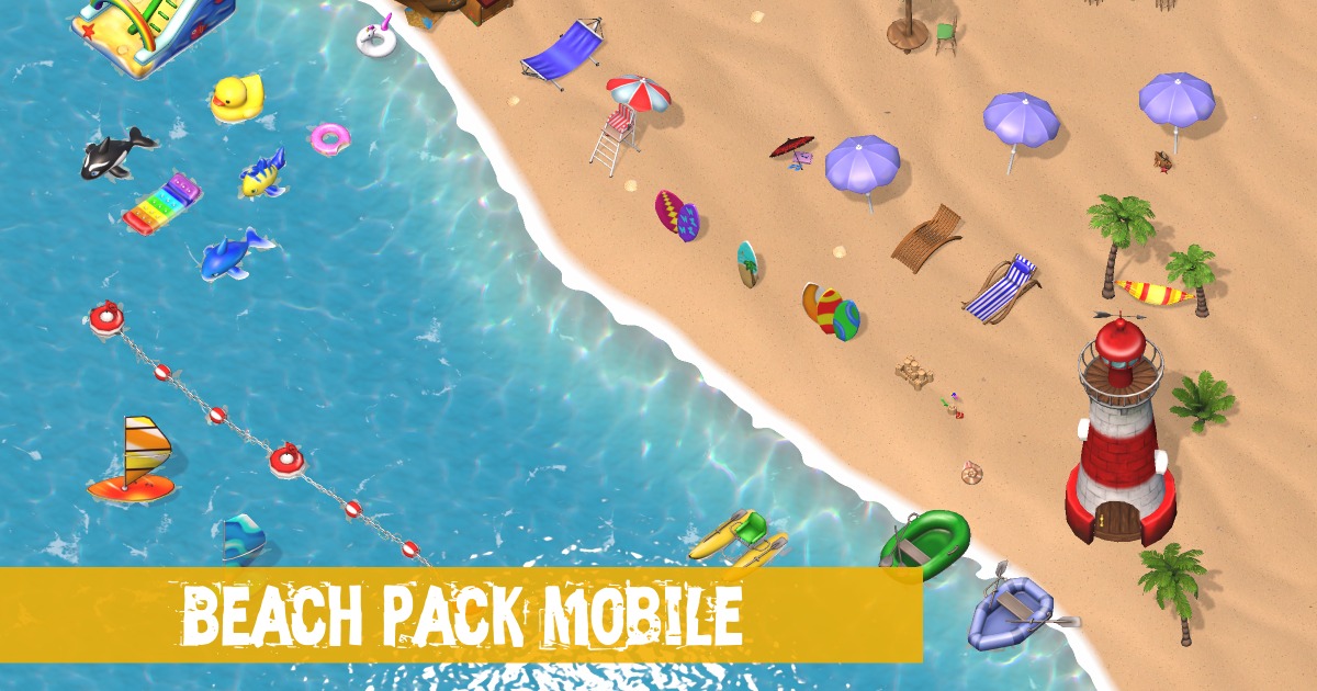 Beach Pack Stylized | 3D Props | Unity Asset Store