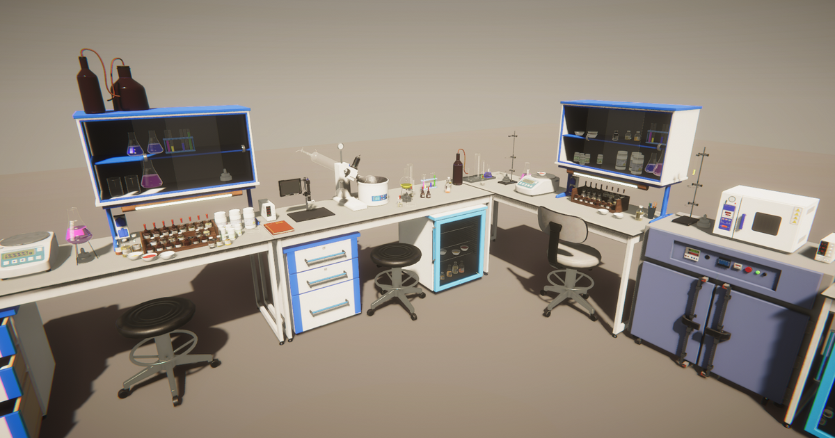 Laboratory PACK HDRP | 3D Furniture | Unity Asset Store