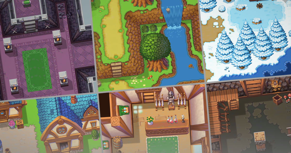 2D Hand Painted Tilesets BUNDLE | 2D Environments | Unity Asset Store