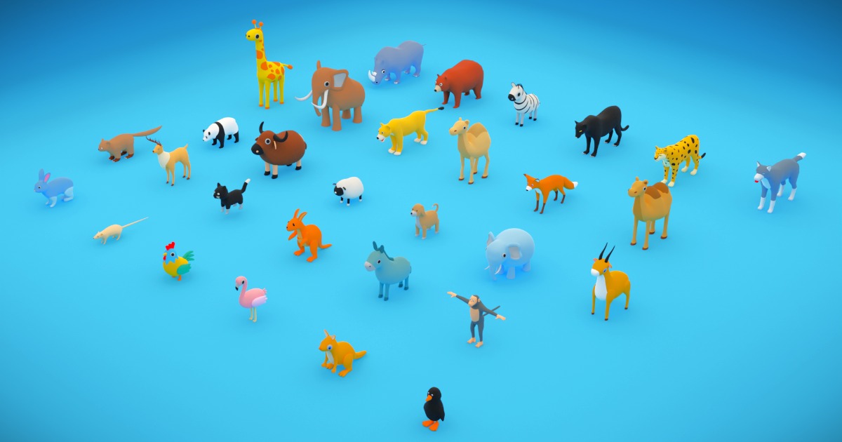 Low poly Animated Ultimate Animal Pack | 3D Animals | Unity Asset Store