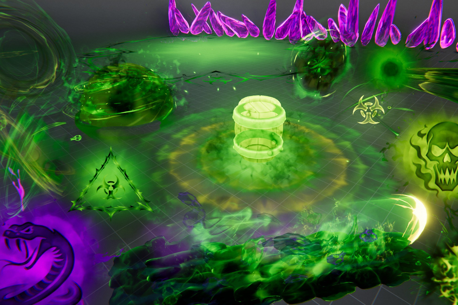 Poison and Acid Stylized VFX | Spells | Unity Asset Store