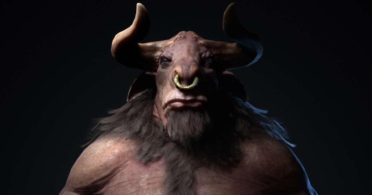 Minotaur Beast of Crete | 3D 角色 | Unity Asset Store