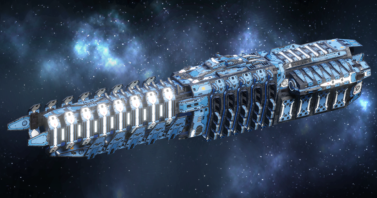 Spaceship Lucifer Artillery Cruiser | 3D Space | Unity Asset Store