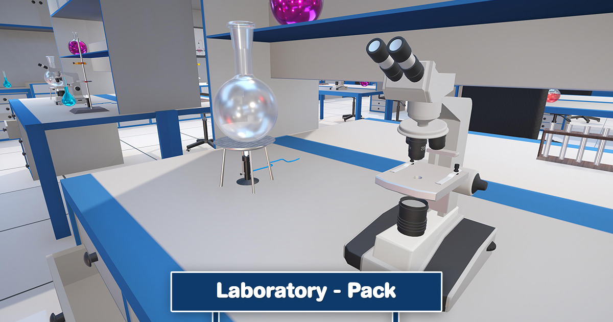 Multipurpose Laboratory - Interior & Props | 3D Environments | Unity ...