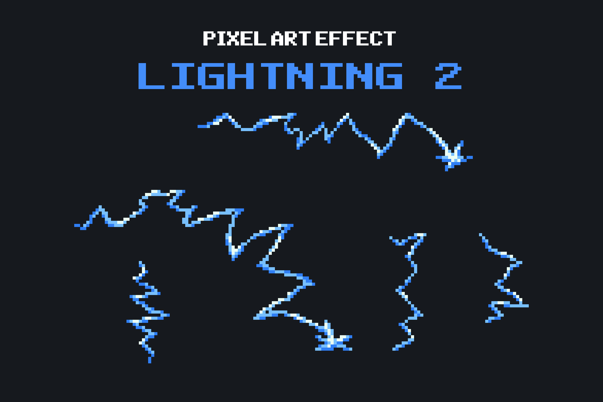 Lightning 2 - Pixel Art Effect | 2D テクスチャ＆マテリアル | Unity Asset Store