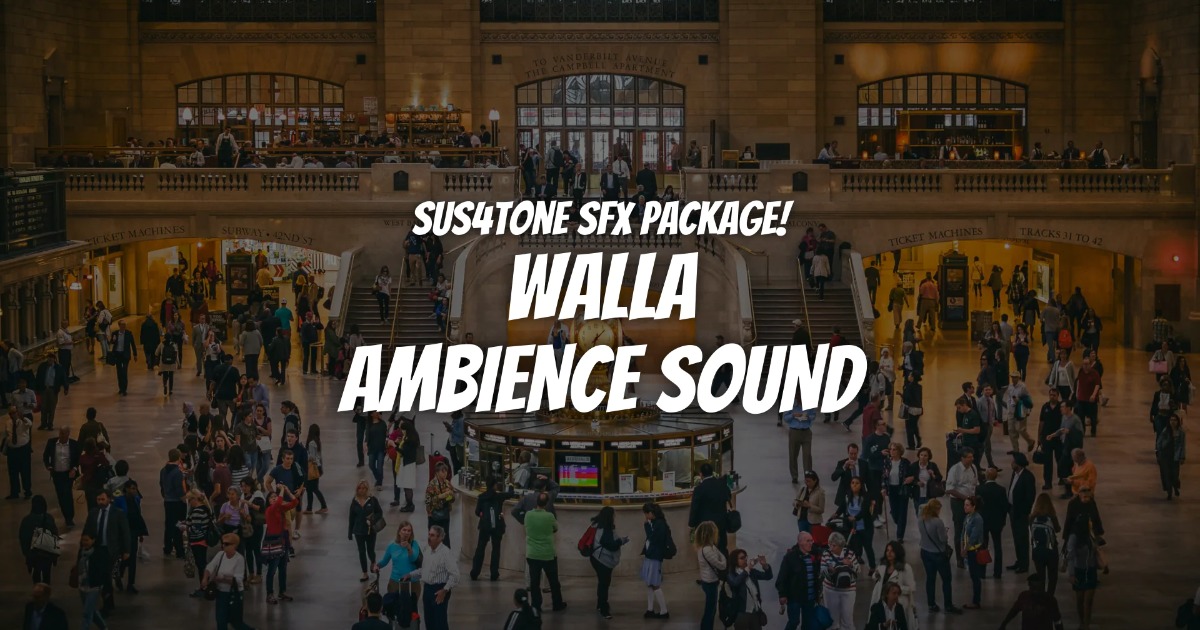 Walla, Crowd Ambience Vol.1 | Audio Ambient | Unity Asset Store
