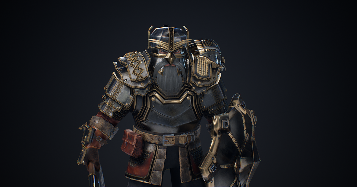 Dwarf Knight Warrior | 캐릭터 | Unity Asset Store