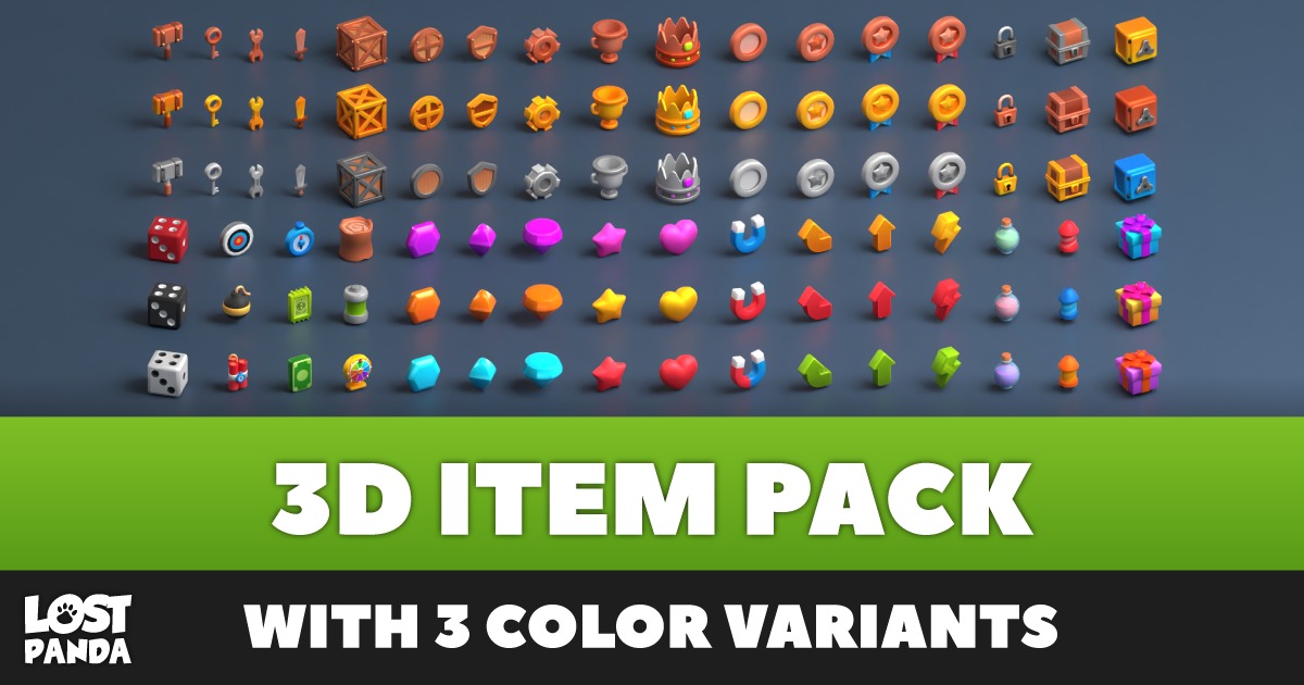 Low Poly Cartoon Item Pack - 3D | 3D Props | Unity Asset Store